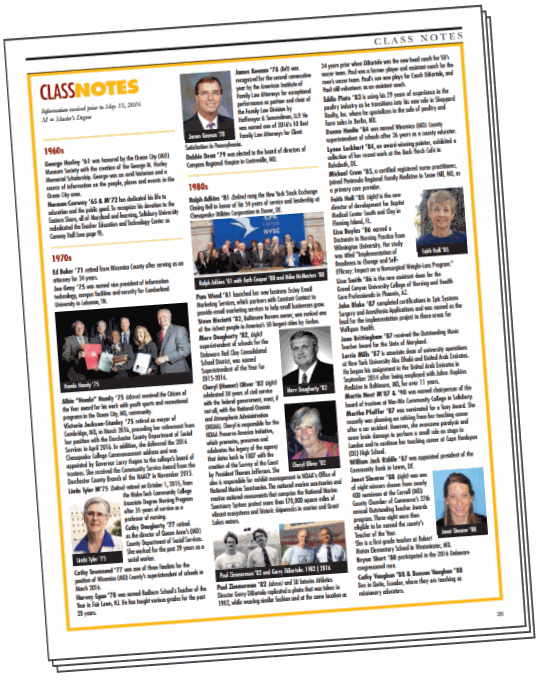 Class Notes | Salisbury University